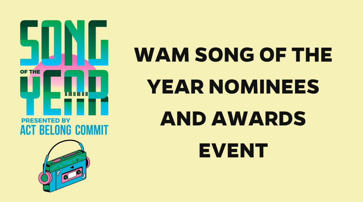 Song of the Year 2023 – Nominees Announced - WAM