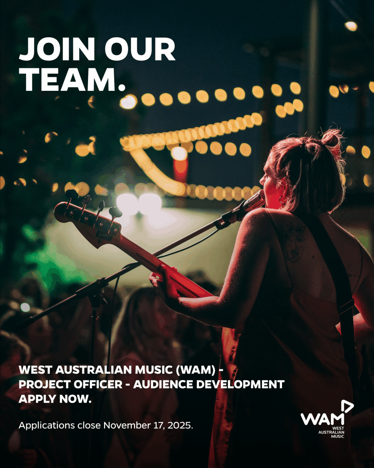 Join our team! Project Officer – Audience Development - WAM